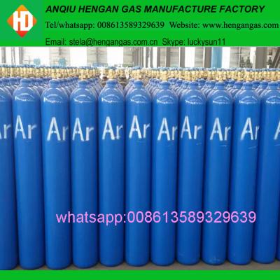 China 40L 150bar argon gas cylinder price welding industrial gas in Congo for sale