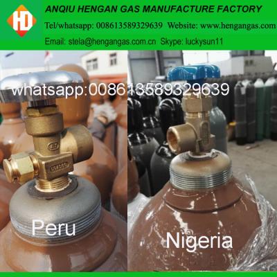 China Helium gas cylinder filled 99.999% helium gas wholesale for sale