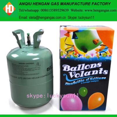 China CE Certificate Disposable Helium Tank / Helium Balloon Tank Customized for sale