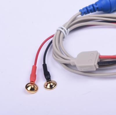 Cina Elettrodi ricoprenti della tazza di elettroencefalogramma dell'oro medico con il diametro 10mm in vendita