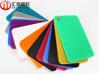 China ROHS acanaló las hojas del envase de plástico, hojas plásticas acanaladas coloreadas for sale