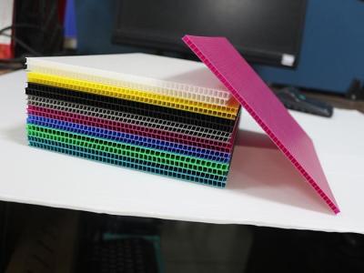 China O polipropileno impresso reciclado corrugou folhas plásticas à venda