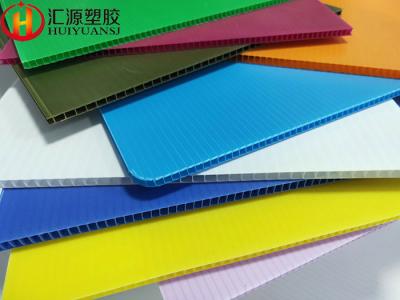 中国 軽量4x8 Coroplastシート、適用範囲が広い波形のプラスチック シート 販売のため