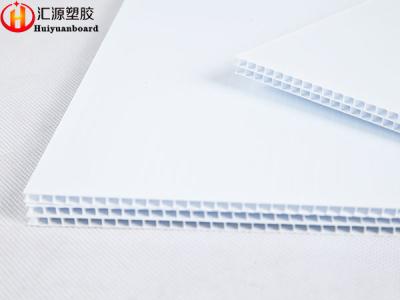 Κίνα Ανακυκλώσιμα μη τοξικά άσπρα φύλλα Corflute, 8mm ζαρωμένα πλαστικά φύλλα προς πώληση