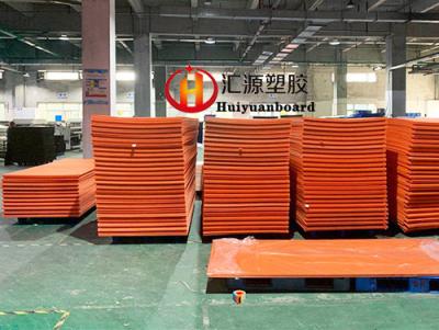 China Impact Resistant 4x8 Coroplast Sheets , Orange Corrugated Plastic Sheets for sale