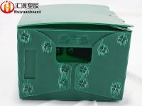 China Green Corrugated Plastic Totes , Folding Corrugated Plastic Box for sale