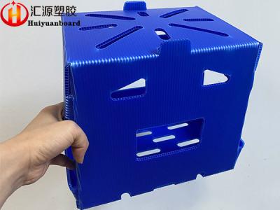 China Non Toxic Foldable Corrugated Plastic Box , 400GSM Correx Packaging Boxes for sale