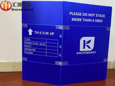 China Impact Resistant 3mm Foldable Corrugated Plastic Box for sale