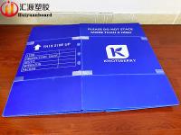 China Blue Corrugated Plastic Packaging Boxes , Collapsible Corrugated Plastic Boxes for sale