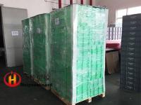 China Light Green Corrugated Plastic Tree Trunk Protectors for sale