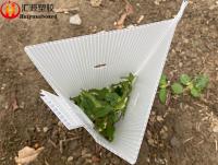 China SGS Recyclable Clear Corrugated Plastic Tree Guards for sale
