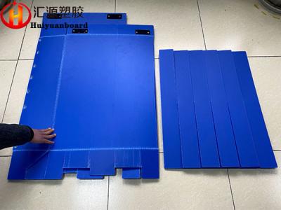 Cina Il blu ha ondulato i divisori di plastica, scatola di plastica ondulata pieghevole in vendita