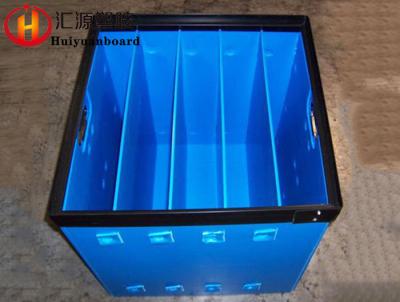 Cina Scatola di plastica ondulata resistente ai colpi blu con spessore dei divisori 3mm in vendita
