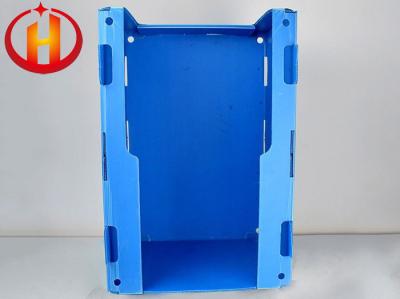 Cina Recipiente di plastica ondulato del forte polipropilene accatastabile blu a prova di fuoco in vendita