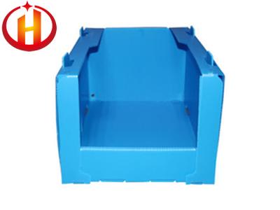 Cina Recipiente di plastica ondulato del forte polipropilene accatastabile blu a prova di fuoco in vendita