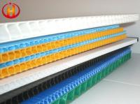 China White Non Toxic PP Corrugated Plastic Sheets Corrosion Resistant for sale