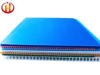 China Eco Friendly Smooth Blue Corrugated Plastic Sheets Corrosion Resistant for sale