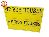 China Polypropylene Glossy Corrugated Plastic Signs Durable WaterProof for sale