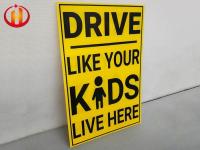 China Polypropylene Glossy Corrugated Plastic Signs Durable WaterProof for sale