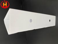China Impact Resistant Corflute Plant Guards White Eco Friendly PP Material for sale