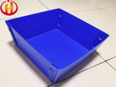 China 4mm de grande resistência corrugou totalizadores plásticos com tampas Eco Correx amigável à venda
