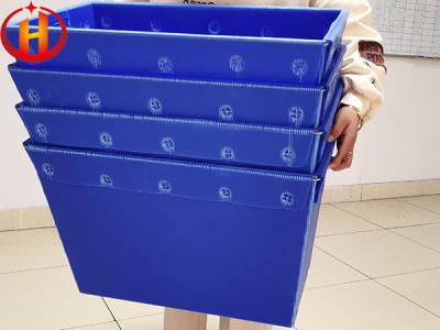 Κίνα Ανακυκλώσιμη αντίσταση αντίκτυπου Totes ταχυδρομείου 4mm ζαρωμένη 800gsm πλαστική προς πώληση