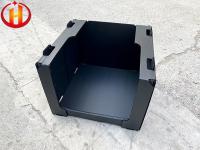 China Custom Foldable PP Corrugated Plastic Box Flat Surface for sale