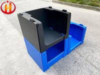 China Custom Foldable PP Corrugated Plastic Box Flat Surface for sale