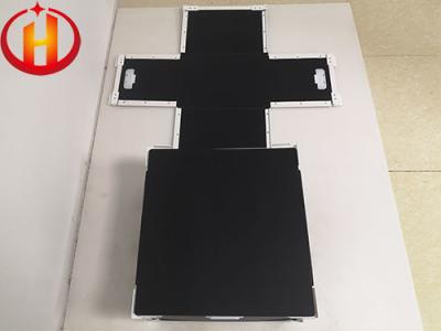 China Reusable Black Coroplast Boxes Flat Surface With Frames for sale