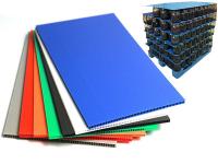 China Fluted Polypropylene Corrugated Plastic Sheets Waterproof for sale
