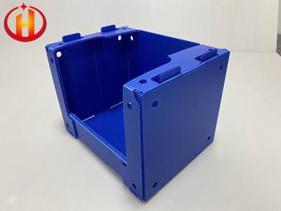 China Stackable Blue Corrugated Plastic Picking Bins Environmental PP for sale