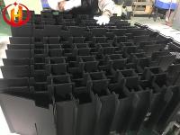 China Black ESD Pp Plastic Corrugated Dividers Custom Foldable for sale