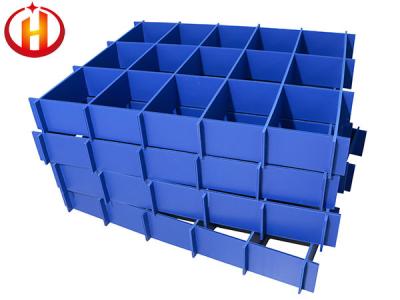 China Lo SGS ha certificato la protezione di plastica ondulata del prodotto dei divisori del blu for sale