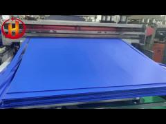 SGS Certified Blue Corrugated Polypropylene Sheets