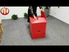 Custom corrugated plastic carton box