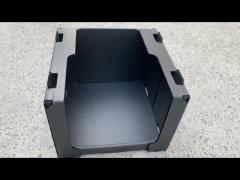 Black stacking corflute picking bins