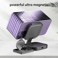 China Compact Magsafe 15w Wireless Charger Horizontal And Vertical Screen Function for sale