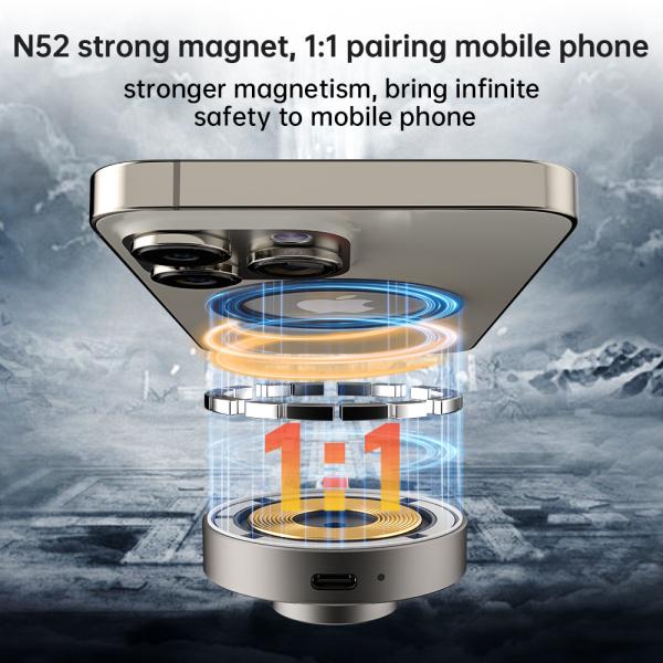 Quality QI2 Certified Magnetic 3 In 1 Charger Portable Magsafe Wireless Charger for sale