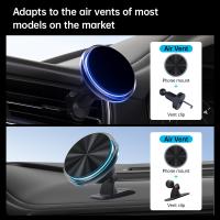 China Customizable Space Saving Magsafe Car Mount Charger Flexible Installation for sale