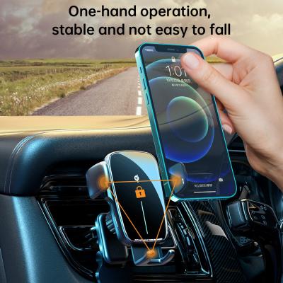 China 2.5D Tempered Glass Magnetic Car Mount With Automatic Recognition And Breathing Light for sale