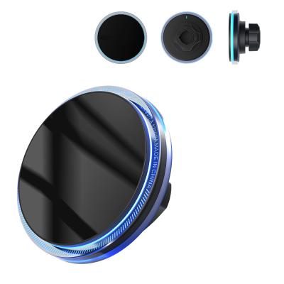China Get Rid Of Compatibility Issues Iphone Car Charger Magnetic Wireless Charging For Crystal Ambient Light Design for sale