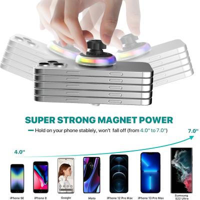 China Blower Design Car Wireless Charger With Crystal Texture And Unique Frosted Lens For Dreamy Effect And Strong Visual Impact for sale