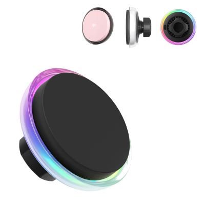 China Customizable Shell Color And Logo Car Wireless Charging Station With Cooling Fan And Magnetic Suction for sale