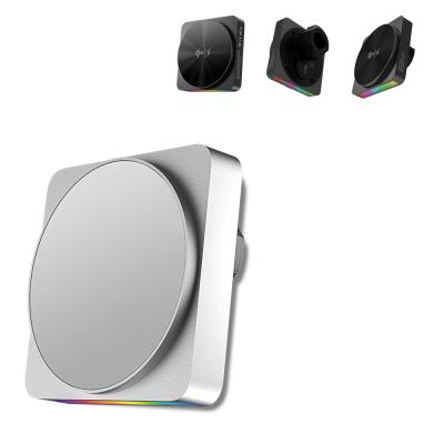 Chine Chargement sans fil rapide de 15W Monture de voiture Magsafe avec lumière ambiante 9 couleurs à vendre