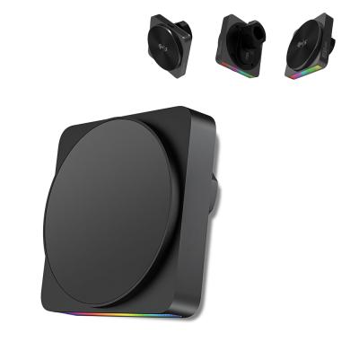 중국 QI2 자동차 자기 무선 충전기 9 빛 색상 및 소리 픽업 판매용