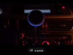 Crystal Ambient Light Desgin Magnetische stabiele auto Draadloos opladen Snel opladen Eenhands werking Horizontaal verticaal