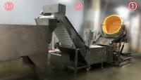 China Multifunctional CE Prawn Processing Unit Shrimp Deheading Machine 1000KG Capacity for sale