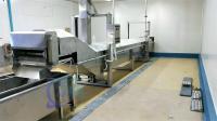 China Continuous Shrimp Steamer Machine 380v Seafood Processing Equipment for sale