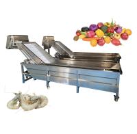 China Automatic Shrimp Cleaning Machine Seafood Bubble Cleaning Machine for sale