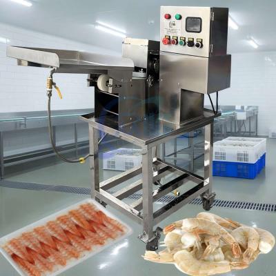 China 90-120Pcs/Min Shrimp Cutting Machine Customized Shrimp Deveiner Machine for sale